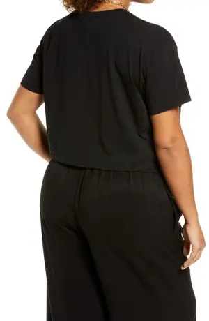 OPEN EDIT Boxy Crop Top