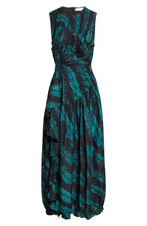 Ulla Johnson Veda Shibori Silk Dress