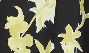 Sportmax Floral Stretch Satin Maxi Dress