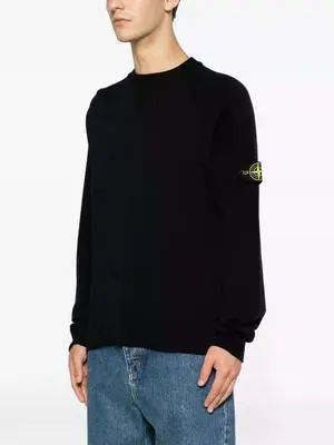 Stone Island Long-sleeve Sweater - Black