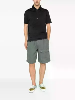 C.P. COMPANY Logo-print Polo Shirt