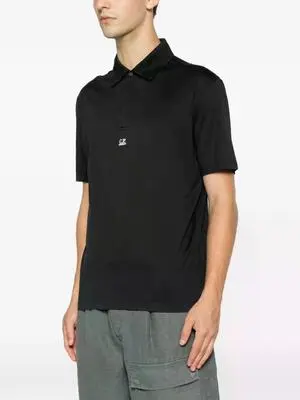 C.P. COMPANY Logo-print Polo Shirt