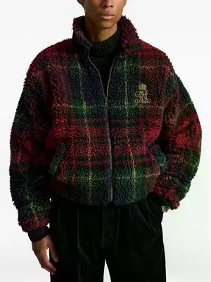 Polo Ralph Lauren Tartan Fleece Zip-up Sweater