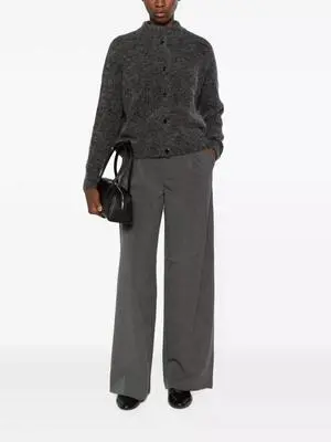 GESTUZ Alpha Button-up Cardigan - Grey