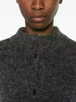 GESTUZ Alpha Button-up Cardigan - Grey