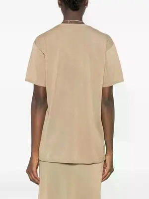TOTEME Short-sleeved Crew Neck T-shirt - Neutrals