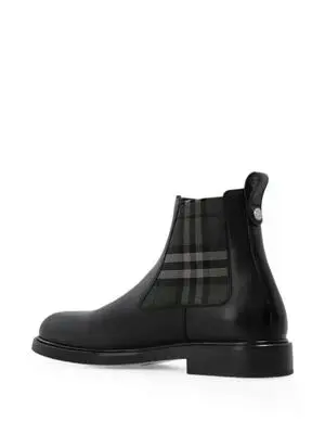 Burberry Pembroke Leather Boots