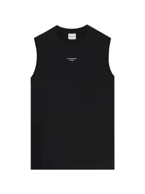 Drole De Monsieur Slogan Print Tank Top
