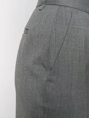 TWINSET Cropped Wool Trousers