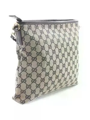 Gucci Gg Supreme Web Stripe Shoulder Bag