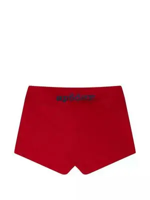 SP5DER Georgia Logo-print Mini Shorts