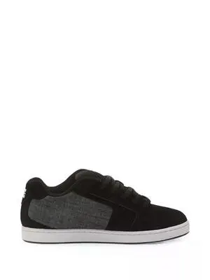 DC SHOES Logo Patch Panelled Sneakers - Black