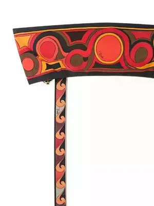 Emilio Pucci Kwango-print Bandeau Top - Orange