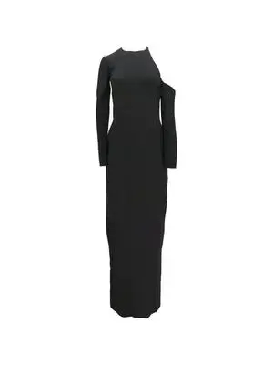 TOM FORD One-shoulder Cut-out Maxi Dress - Black