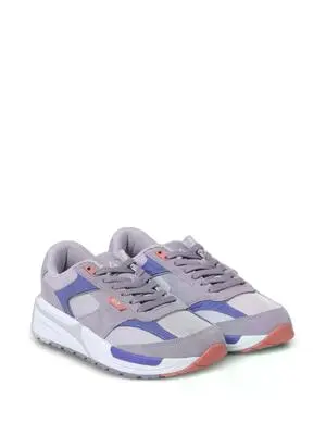 EA7 Suede Panel Lace-up Sneakers