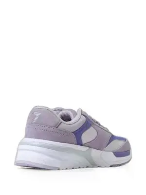 EA7 Suede Panel Lace-up Sneakers