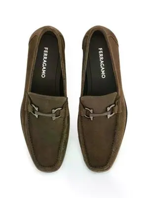 FERRAGAMO Gancini Ornament Moccasins
