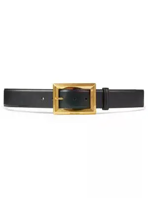 JIMMY CHOO Arlie Leather Belt - Black