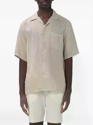 BROOKSFIELD Short-sleeve Linen Shirt