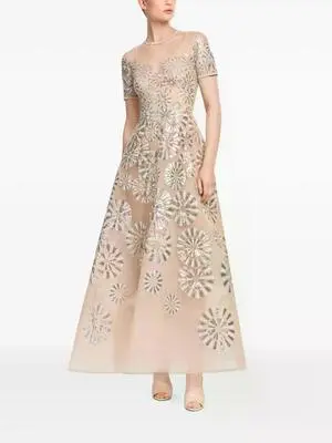 Elie Saab Sequin-embroidered Tulle Gown