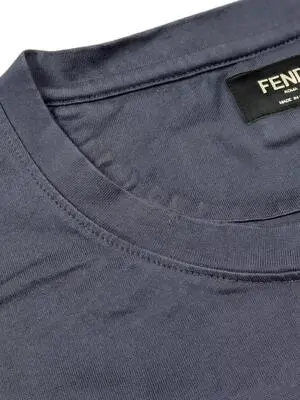 Fendi Logo Embroidered T-shirt