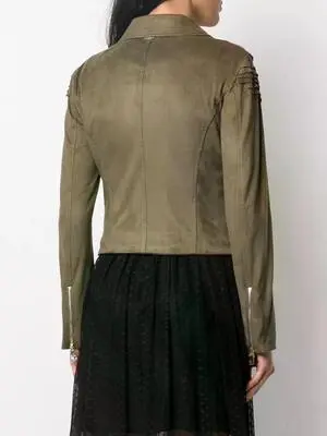 Liu Jo Asymmetrical Ruched Biker Jacket