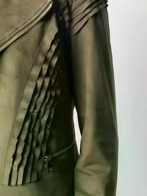 Liu Jo Asymmetrical Ruched Biker Jacket