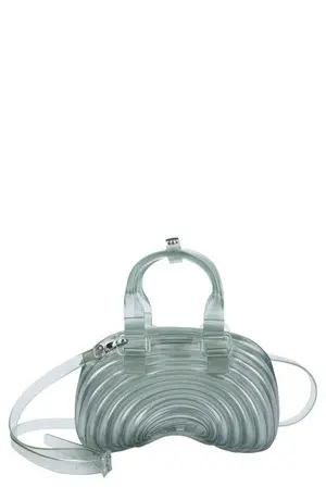 Melissa X Diesel Quantum Dome Shoulder Bag - Transparent Blue/silver