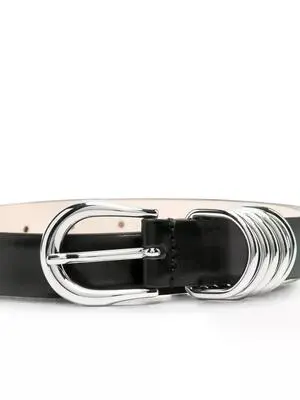 DEHANCHE Hollyhock Multi-hoop Belt - Black