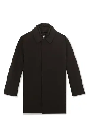 REISS Logan Water Resistant Overcoat With Removable Funnel Neck Insert