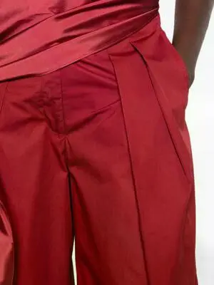ABADIA Berry Double-pleat Trousers