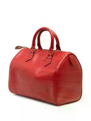 LOUIS VUITTON Epi Speedy 25 Boston Bag - Red