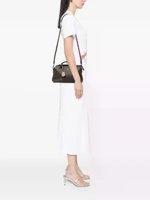 Fendi Leather The Way Satchel - Grey