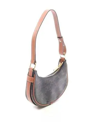 Celine Mini Triomphe Coated Canvas Ava Shoulder Bag