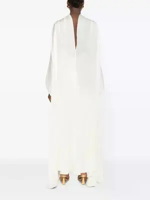 ABADIA Sheer Pleated Kaftan