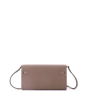 Hermès Kelly To Go Wallet Evercolor - Grey