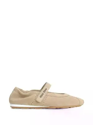 Miu Miu Suede Ballet Flats
