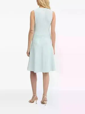 Guess Ribbed-knit Button-down Mini Dress