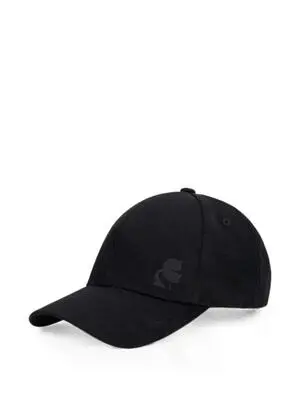 Karl Lagerfeld Logo-patch Baseball Cap - Black