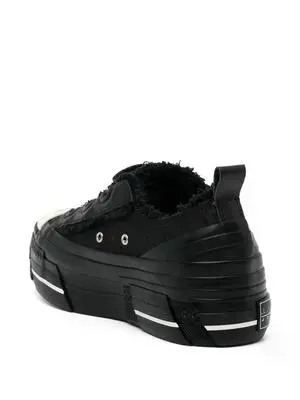 Y’s Frayed-edge Platform Sneakers