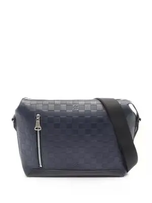 LOUIS VUITTON Damier Infini Astral Messenger Bag - Blue