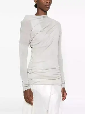 Paloma Wool Jojo Ruched Long Sleeve Top