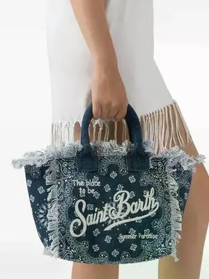 MC2 SAINT BARTH Colette Shoulder Bag - Blue