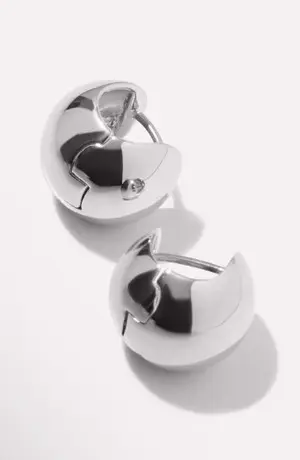 ANA LUISA Mini Abby Sphere Huggie Hoop Earrings