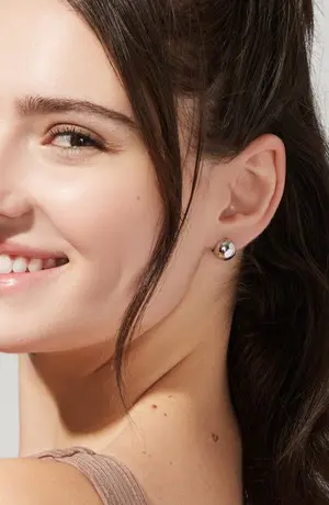 ANA LUISA Mini Abby Sphere Huggie Hoop Earrings