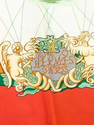 Hermès 2010-2018 Balade Oceane Silk Scarf 90 Scarves
