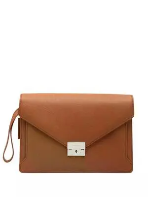 Burberry Leather Envelope Clutch Bag