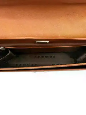 Burberry Leather Envelope Clutch Bag