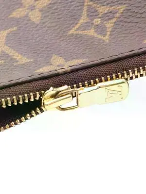 LOUIS VUITTON Monogram Pochette Accessories Shoulder Bag - Brown