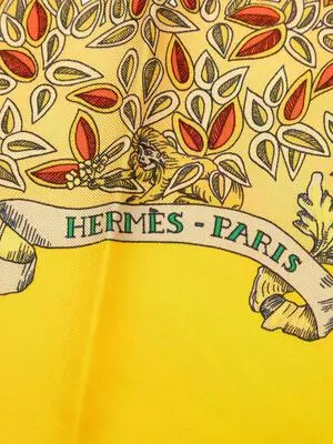 Hermès 20th Century Le Paradis Du Roy Silk Scarf 90 Scarves